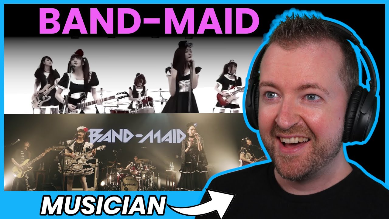 BAND-MAID Thrill reaction by musician - music video + live! - YouTube