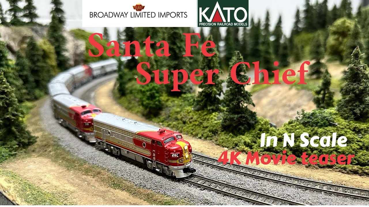 ATSF Santa Fe “Super Chief” BLI & KATO in N Scale - YouTube