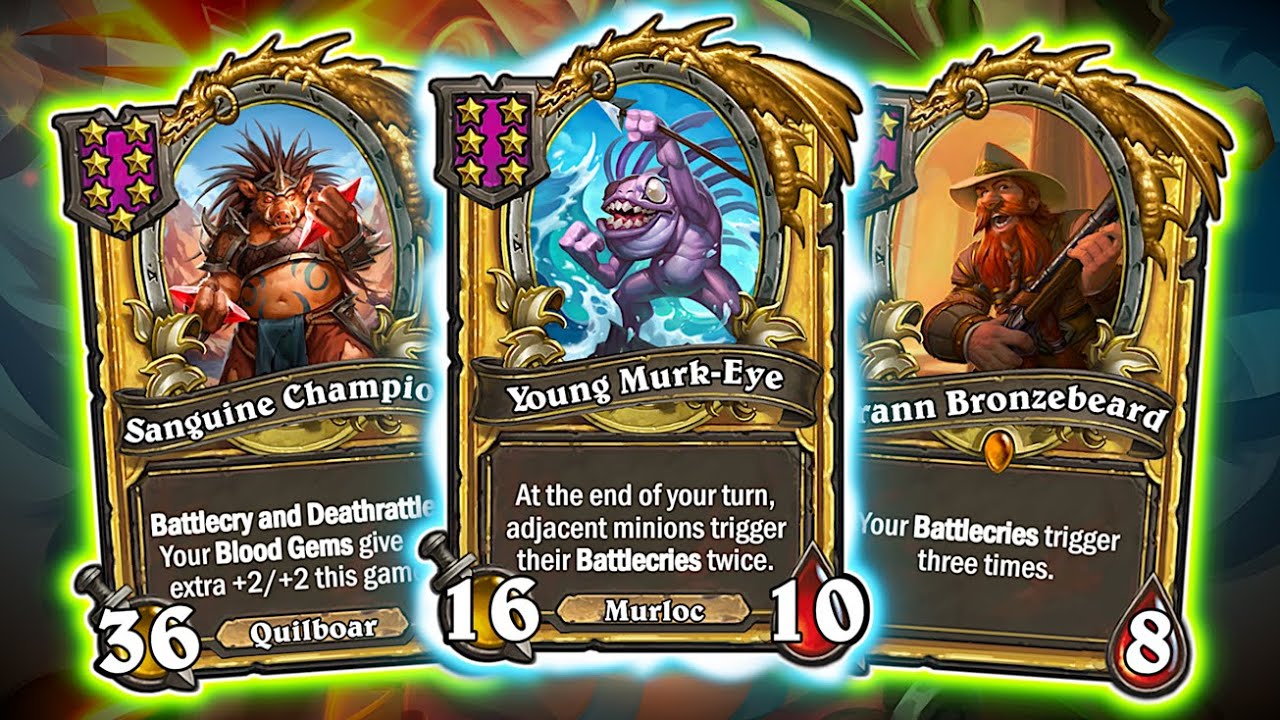 FULL Golden Tier-7 Scaling! ft@JeefHS | Hearthstone Battlegrounds ...