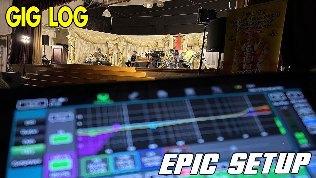 Gig log 29 | we got SUBS!!!! | Digital sound for DSN using A&H QPAC ...