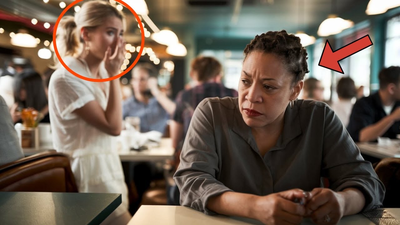 A black woman sees a waitress crying in a restaurant, and leaves her a ...