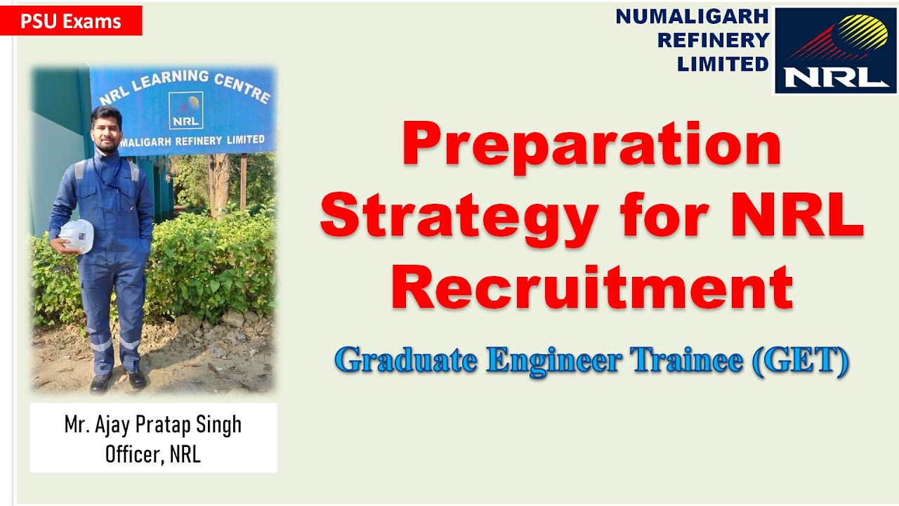 NRL Recruitment 2021 Exam Syllabus, Books, Strategy by NRL Officer Ajay ...