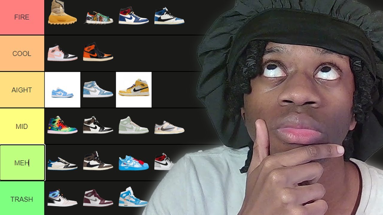 The OFFICIAL Shoe Tierlist You Need... - YouTube