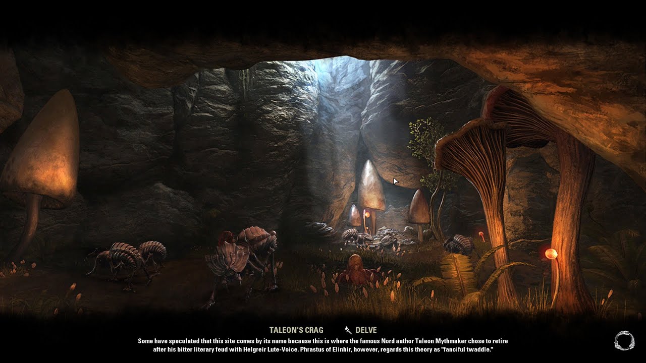 ESO Deshaan Delve Tour Taleon's Crag - YouTube