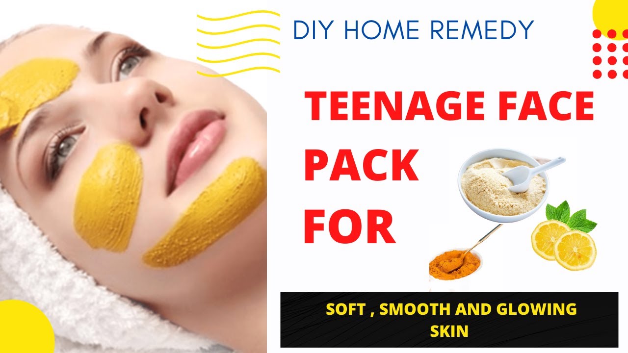 Teen-agers face mask for glowing skin // Teenage skin care // THe ...