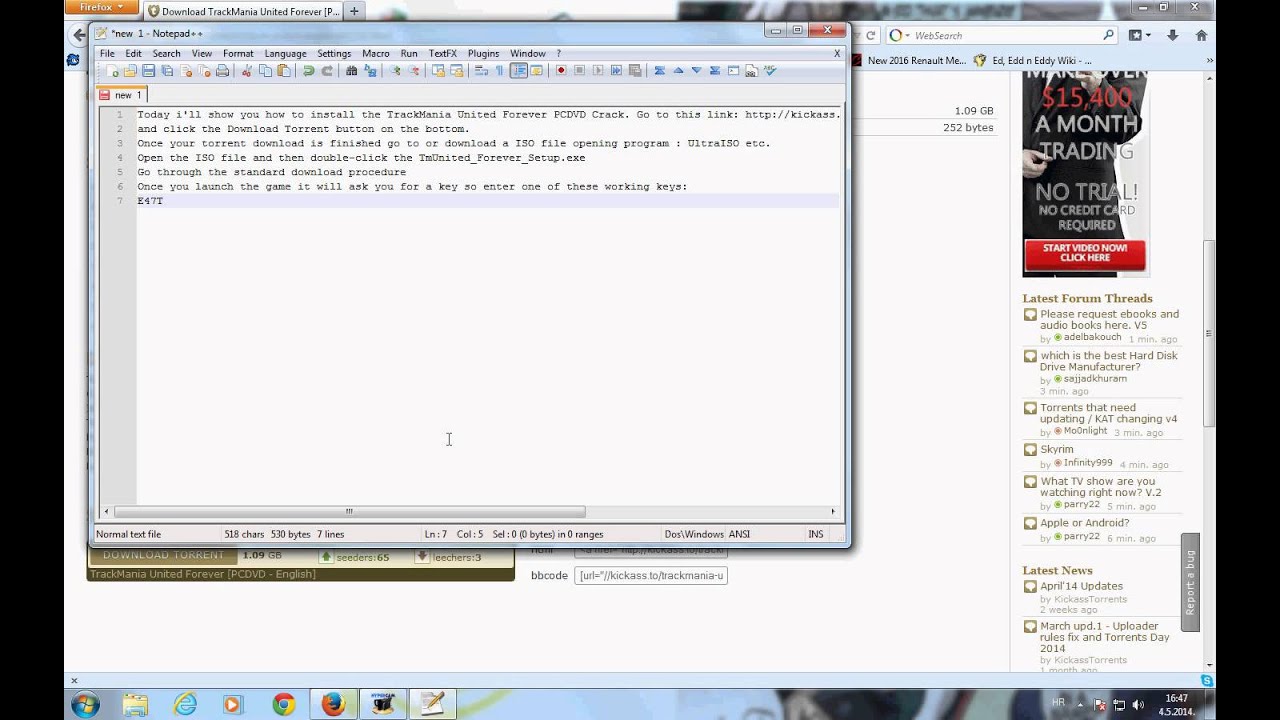TrackMania United Forever [PCDVD-English] Free Torrent Download - YouTube