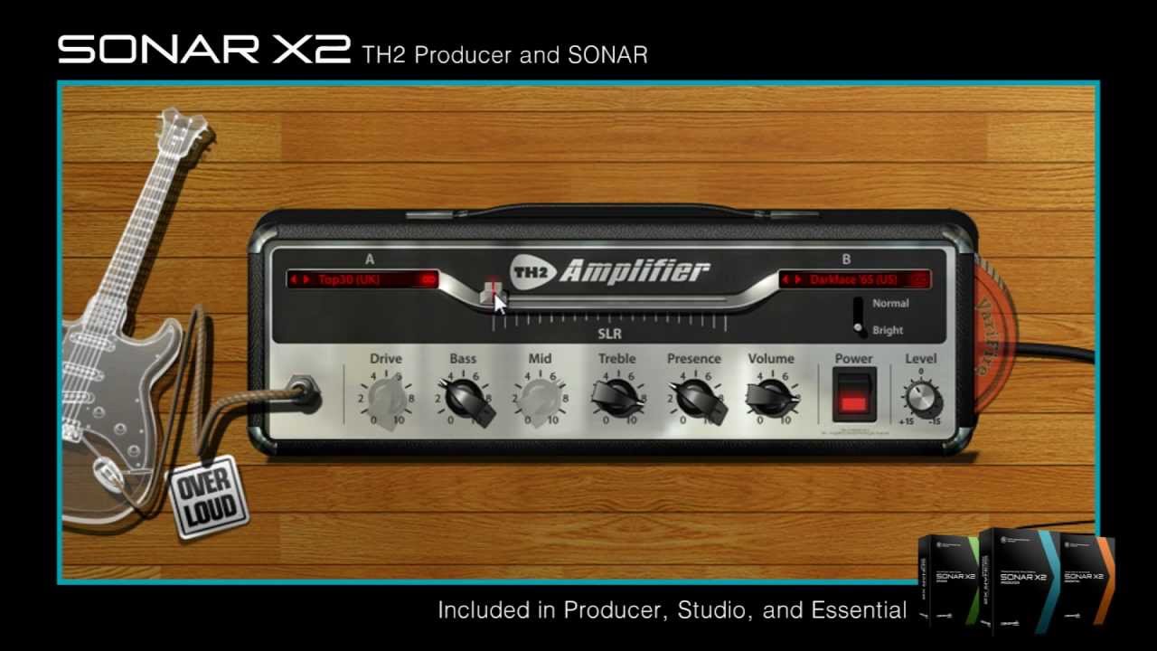 SONAR X2 - Nouveautés - Processeur guitare TH2 - YouTube