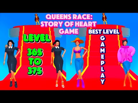 Queens Race: Story of Heart Game Level 365 to 375 Gameplay NEW UPDATE ♥ ...