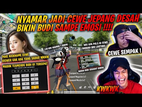 Nyamar Jadi Cewe Jepang Wibu!! Masuk TIMCODE BUDI 01 wkakaka?? Bikin Dia Kesal Auto NGAMOK wkwkwkw!