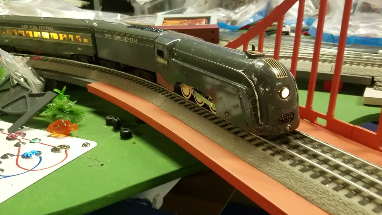 Custom Marx Mercury with Lionchief sounds new wheels and passenger cars ...