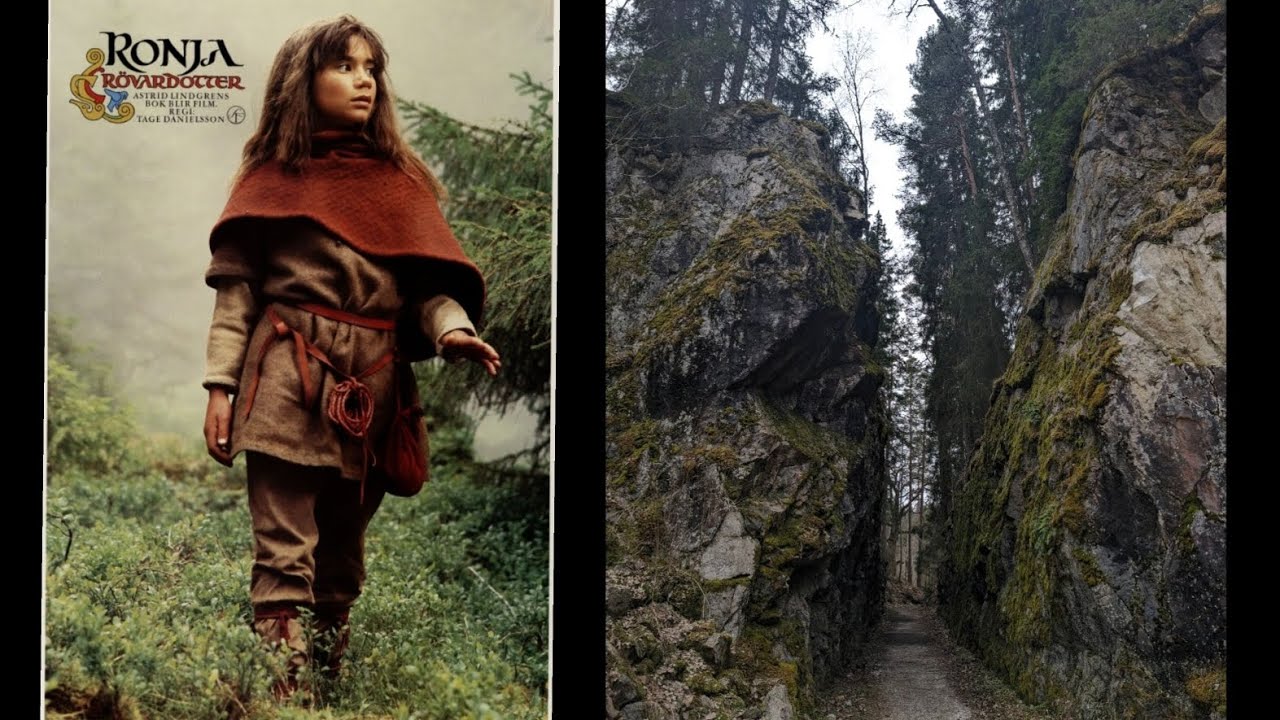 INSPELNINGSPLATS från "RONJA RÖVARDOTTER" (1984), KALKBRO I ...