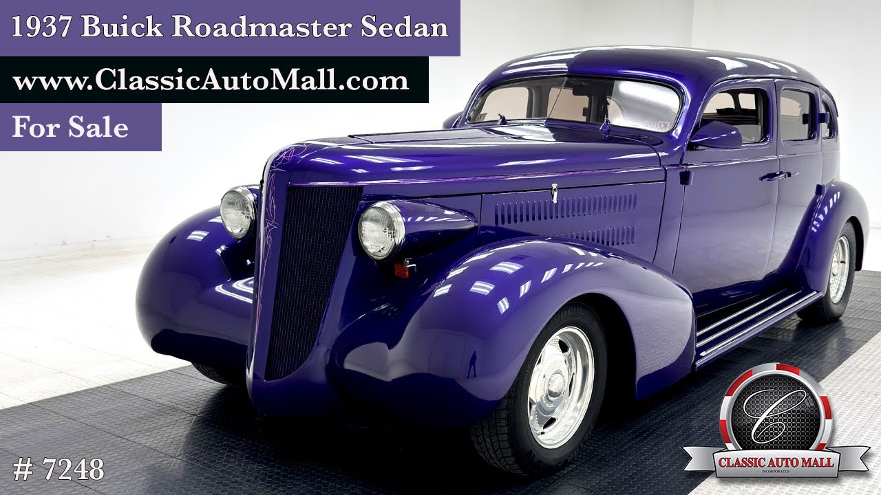 Chopped 1937 Buick Roadmaster 4 Door Sedan - Consignments at Classic ...