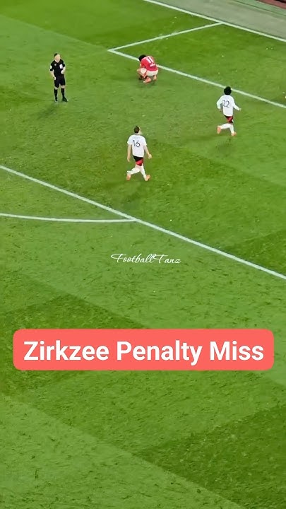 Joshua Zirkzee Penalty Miss Against Fulham #zirkzee #penalty #fulham - YouTube