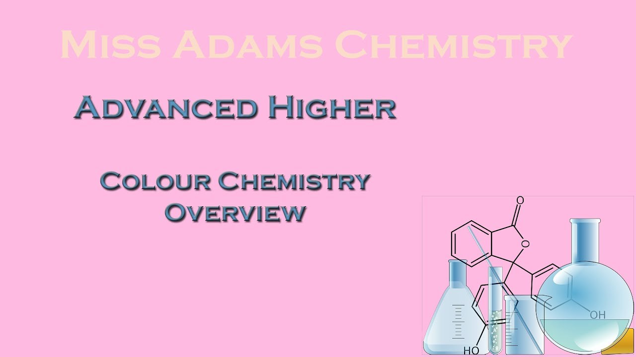 Advanced Higher: Colour Chemistry Overview - YouTube