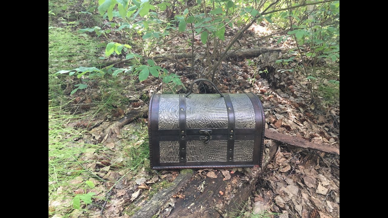 Burying a Treasure chest in Fairbanks Alaska - YouTube