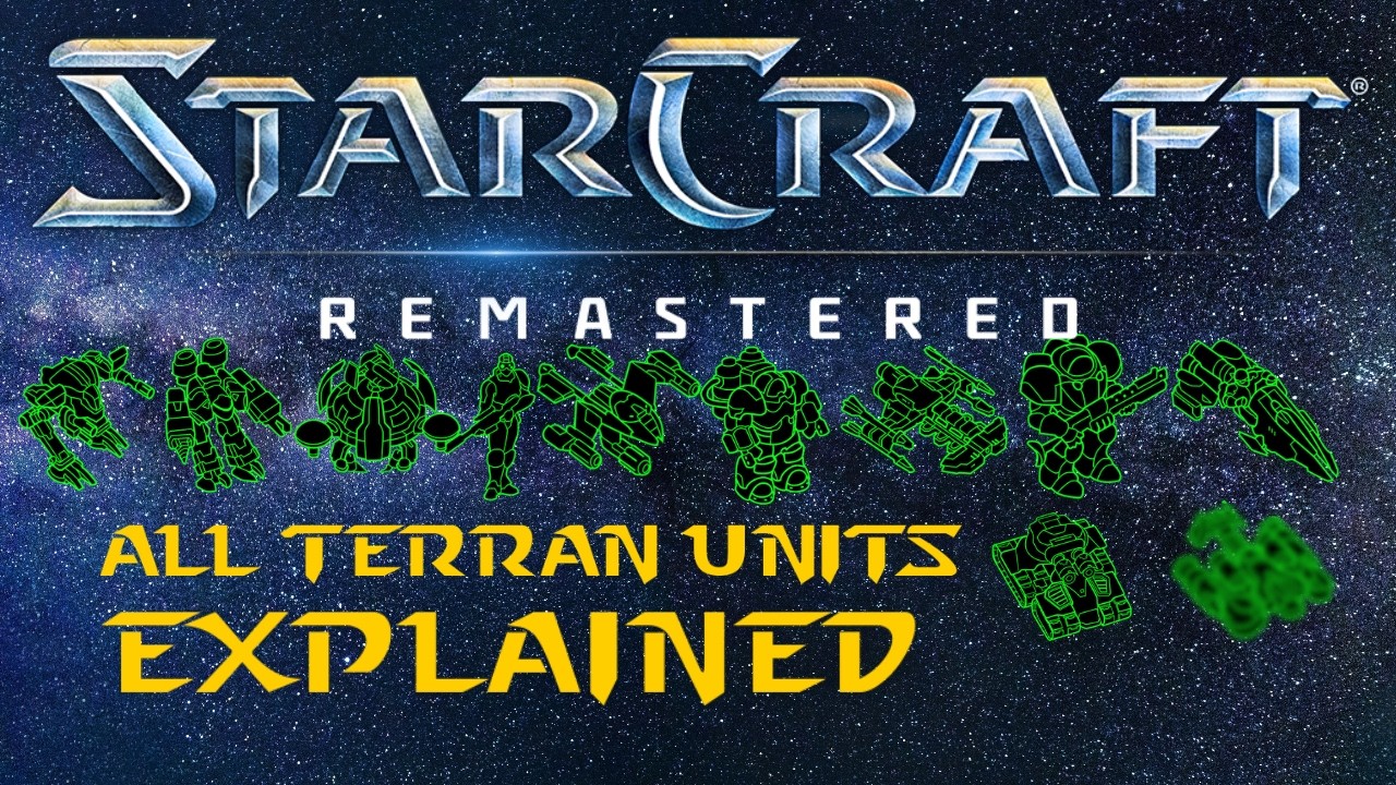 Starcraft Remastered : Terran Units Explained - YouTube