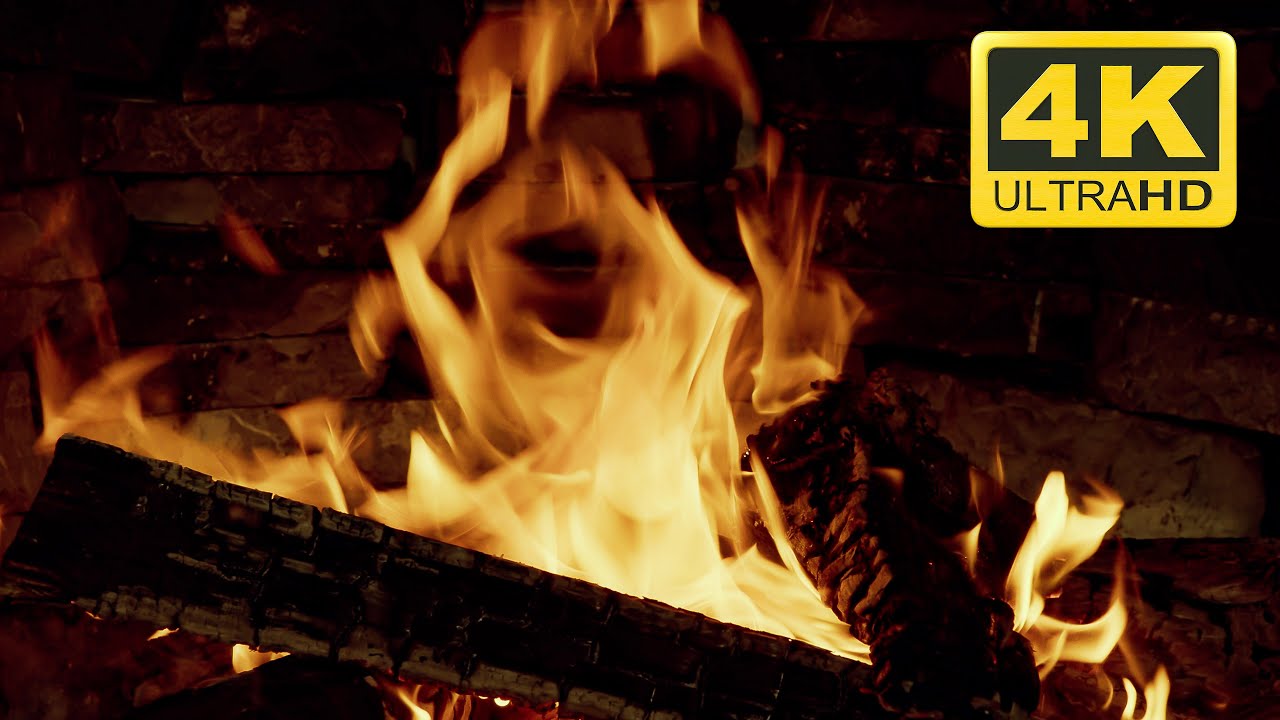 Fireplace with Warmth Flames Sounds | Crackling Fire Sounds | Fireplace ...