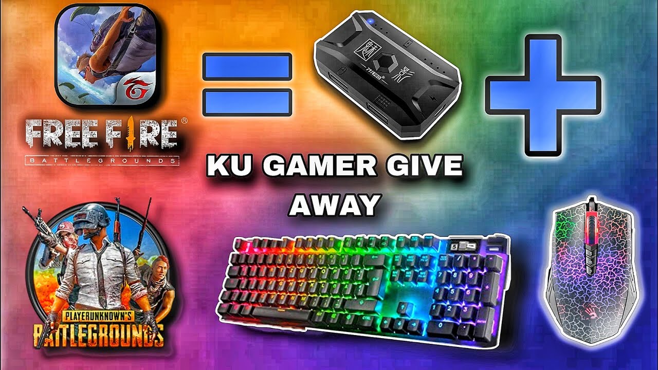 ku gamer device full setup play free fire with keyboard and mouse ...