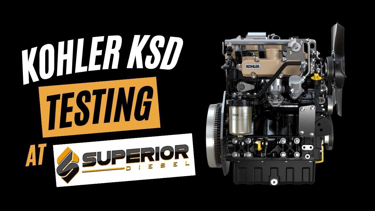 Kohler KSD Testing at Superior Diesel - YouTube