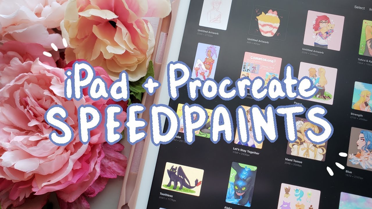ﾐ☆ iPad Pro + Procreate Speedpaint Compilation #3 - YouTube