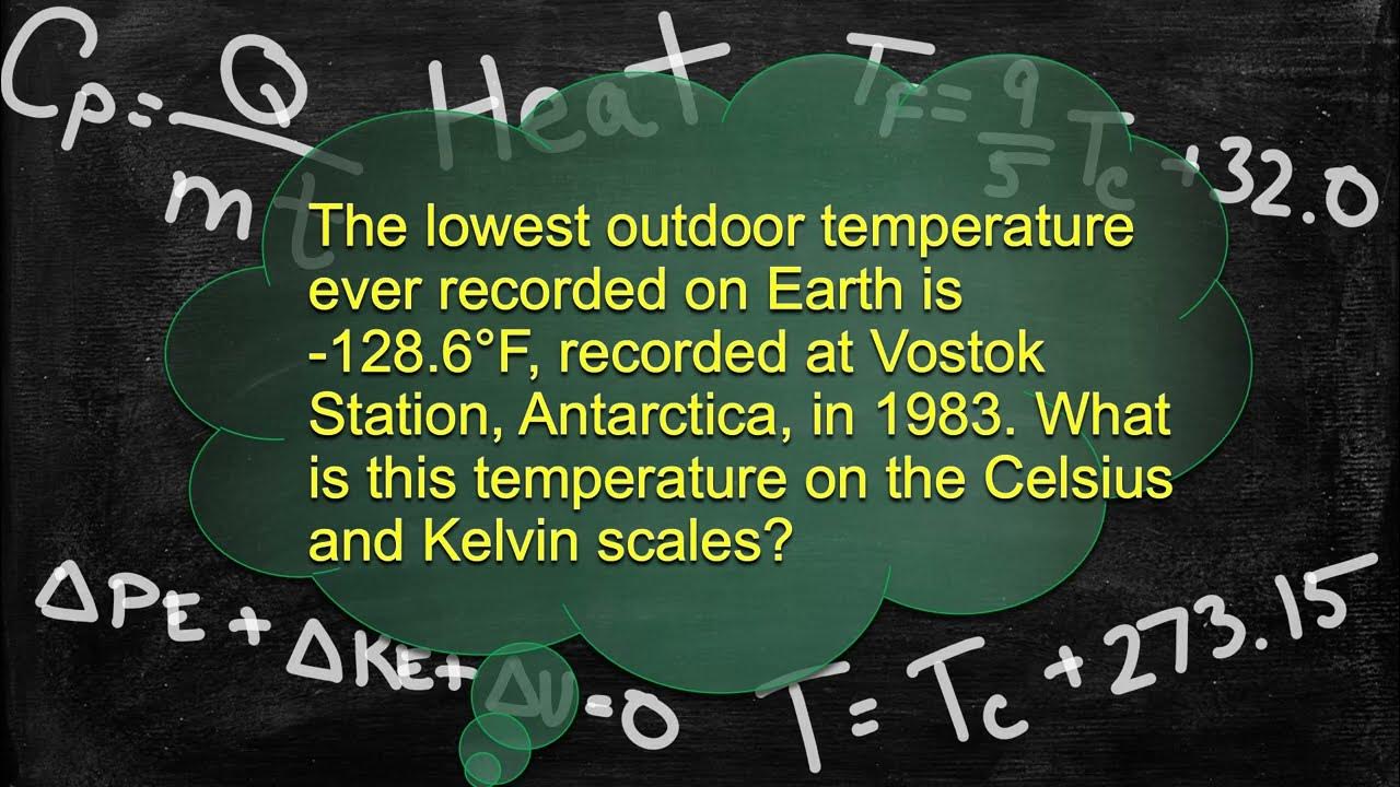 Physics Problem Solver Walk-Through Heat Temperature - Solving Temperature Conversion Problems 2 ...
