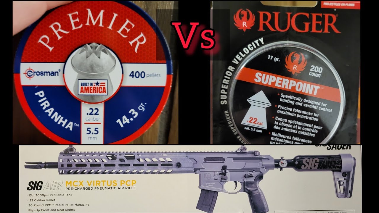 What Is The Ideal Ammo For Your SIG Sauer MCX Virtus PCP .22 Cal? - YouTube