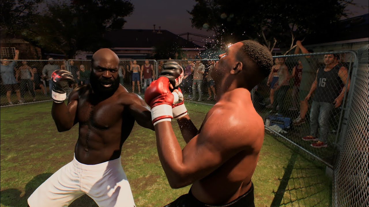(Game) (xbox series x) (EA) EA ufc5 Back Yard Match Kimbo Slice vs Mike ...