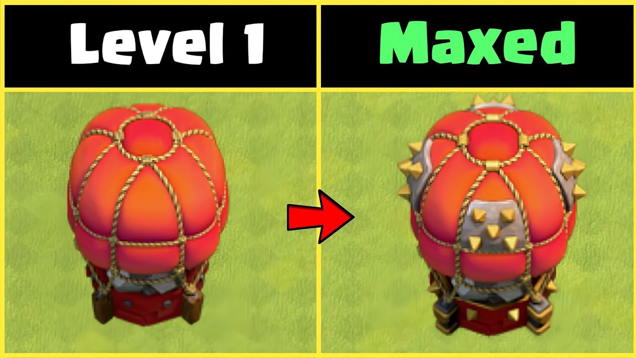 Evolution of Siege Machine | Clash of Clans | Upgrade Level 1 to Max ...