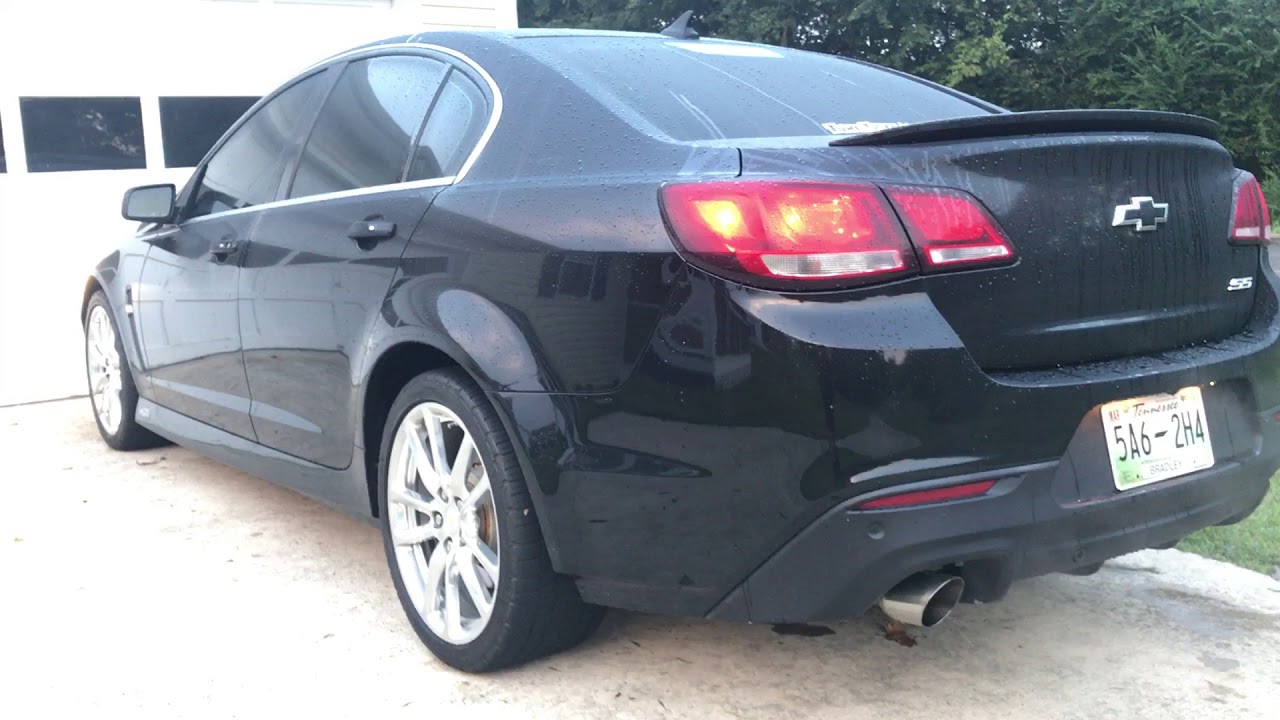 Cammed Chevy SS sedan cold start - YouTube
