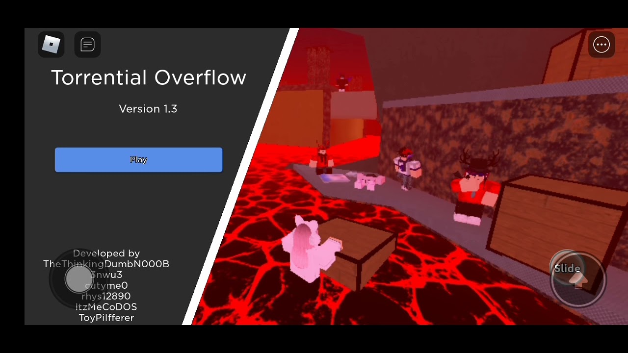 Roblox Torrential Overflow OST Title screen fan game of flood escape 2 ...