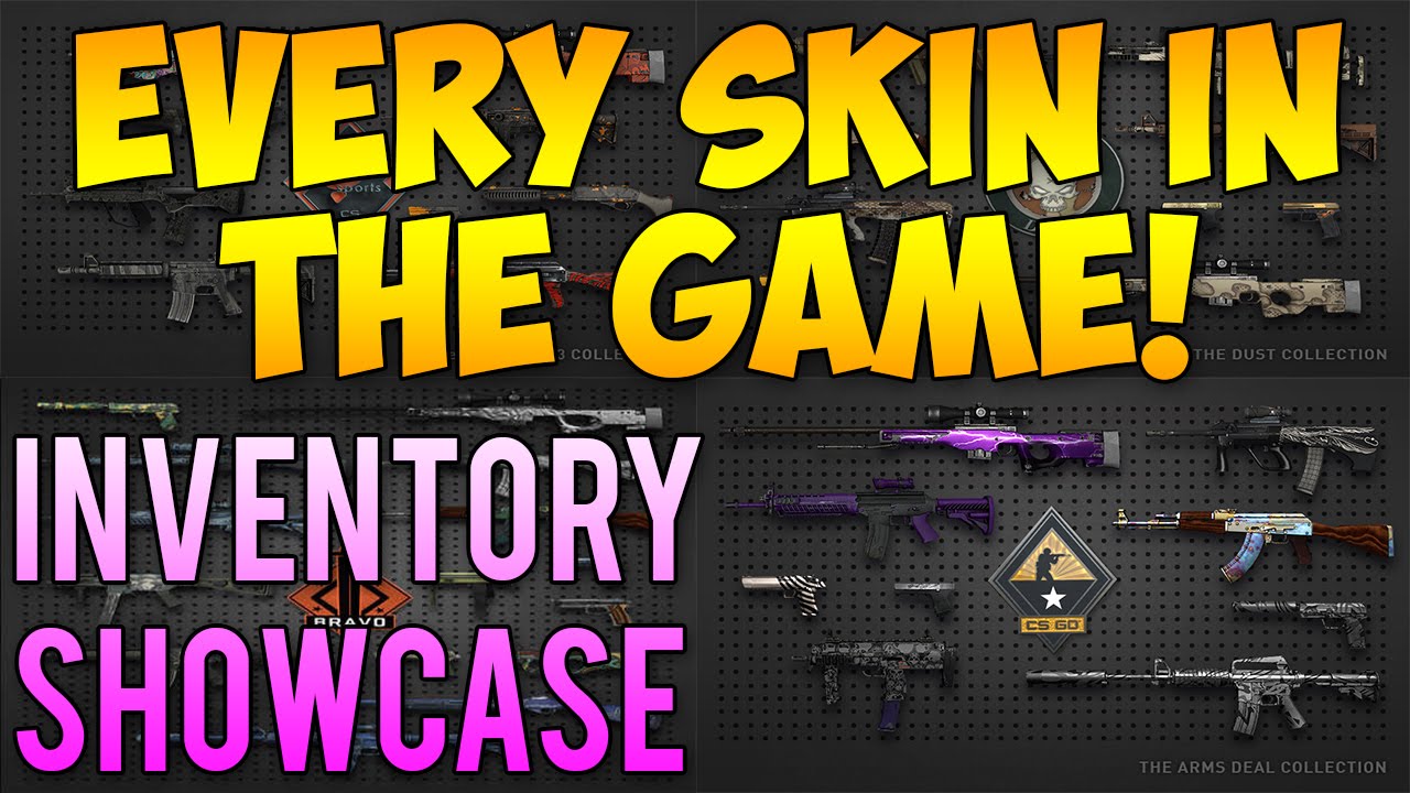 CS:GO - EVERY Skin In The Game! (Inventory Showcase) - YouTube