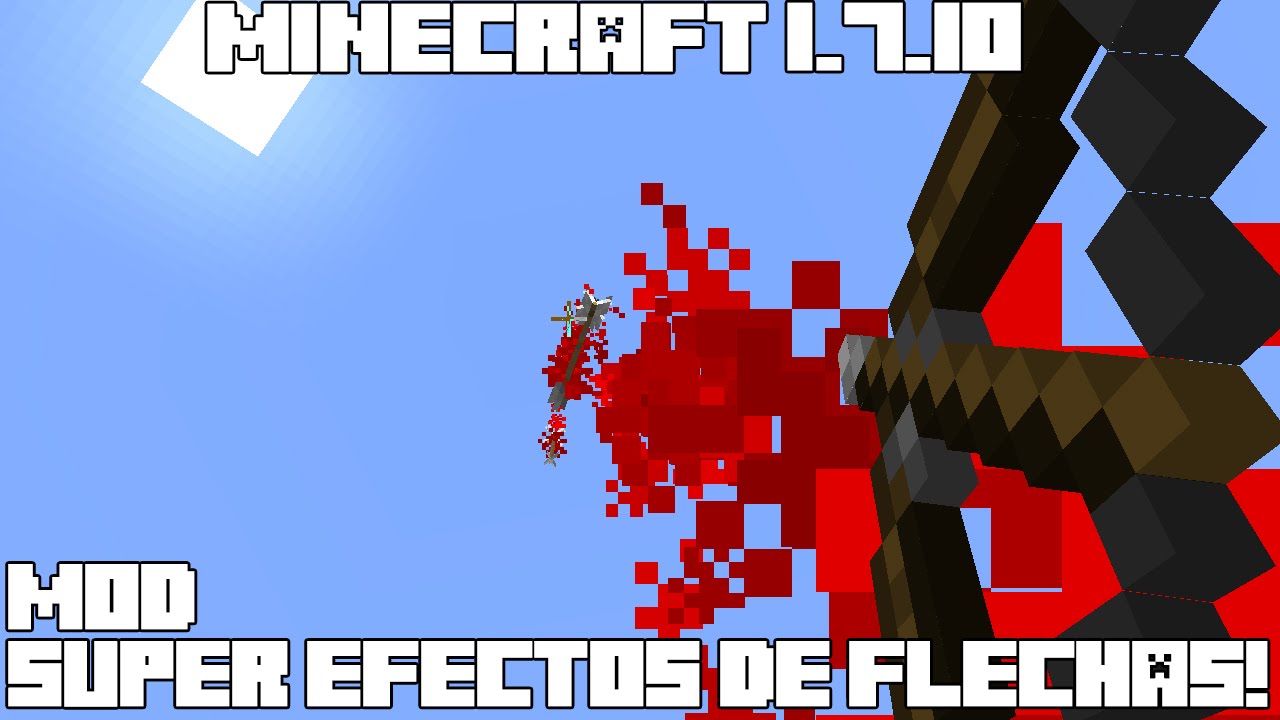 Minecraft 1.7.10 MOD SUPER EFECTOS DE FLECHAS! Tmtravlr's Arrow Trails ...