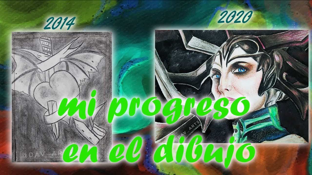 Mi progreso en el dibujo - YouTube