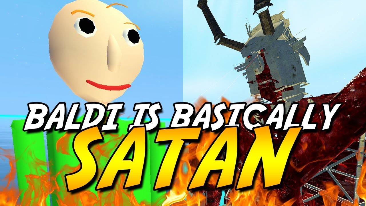 BALDI IS BASICALLY SATAN | Gmod Hilarious Creations - YouTube