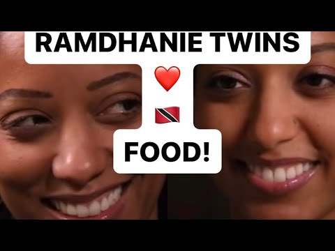 @RamdhanieTwins eating 🇹🇹 food at Chunkay Restaurant! - YouTube