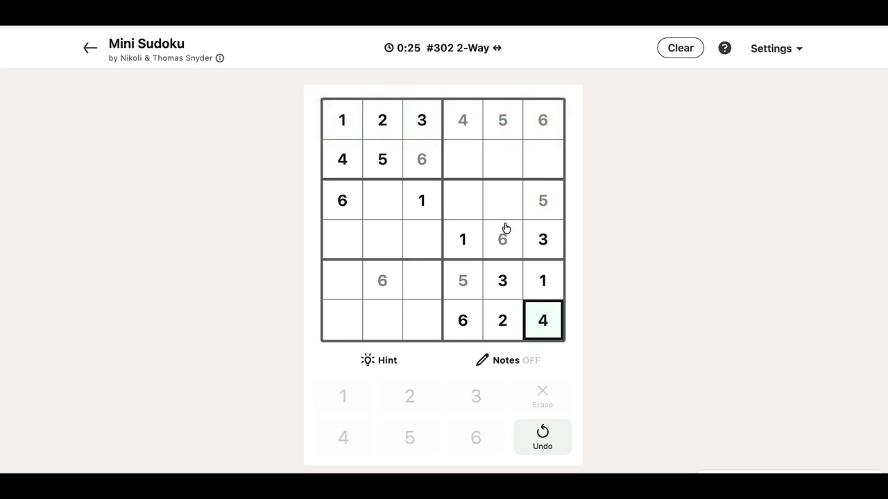 LinkedIn Mini Sudoku Answer | LinkedIn Mini Sudoku Answer Today | PuzzNest