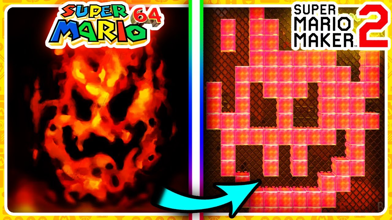 Mario 64 in Mario Maker NACHGEBAUT 😲 Super Mario Maker 2 (SM64 #2 ...