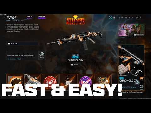 HOW TO COMPLETE NUKED SURVIVAL EVENT FAST & EASY! (Unlock NEW Chronology Camo)