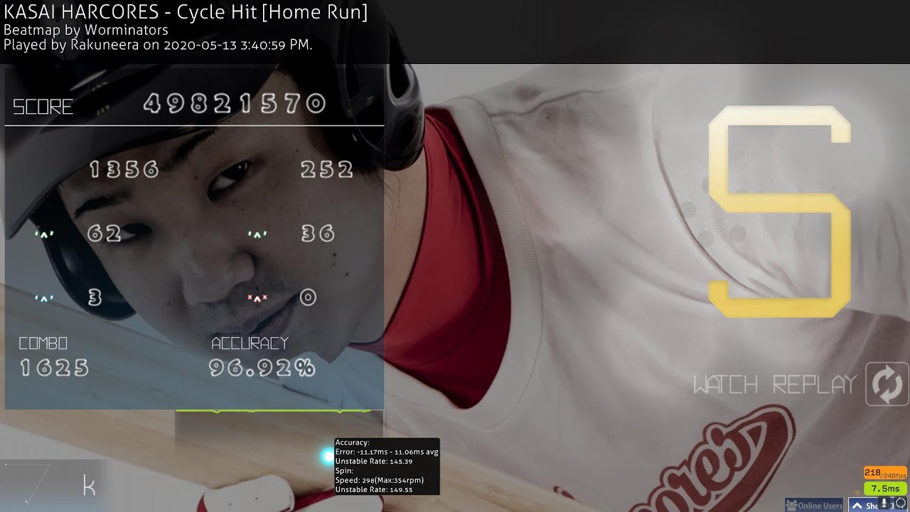 osu! | KASAI HARCORES - Cycle Hit [Home Run] S rank - YouTube
