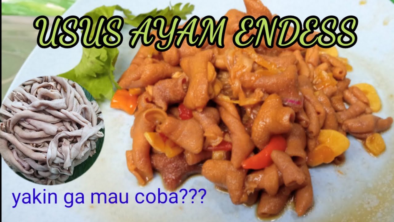 Cara membuat oseng usus kecap | TUMIS USUS AYAM PEDAS MANIS - YouTube