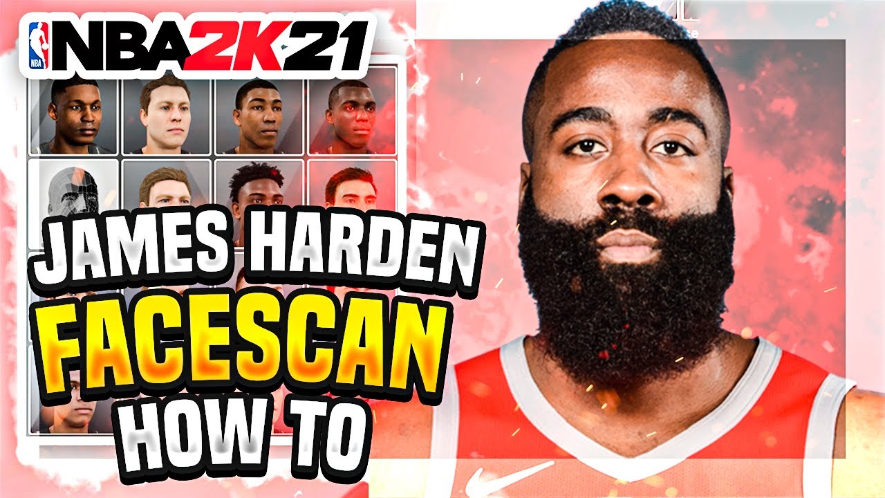 NBA 2K21 HOW TO LOOK LIKE JAMES HARDEN!! JAMES HARDEN FACE SCAN/ FACE ...