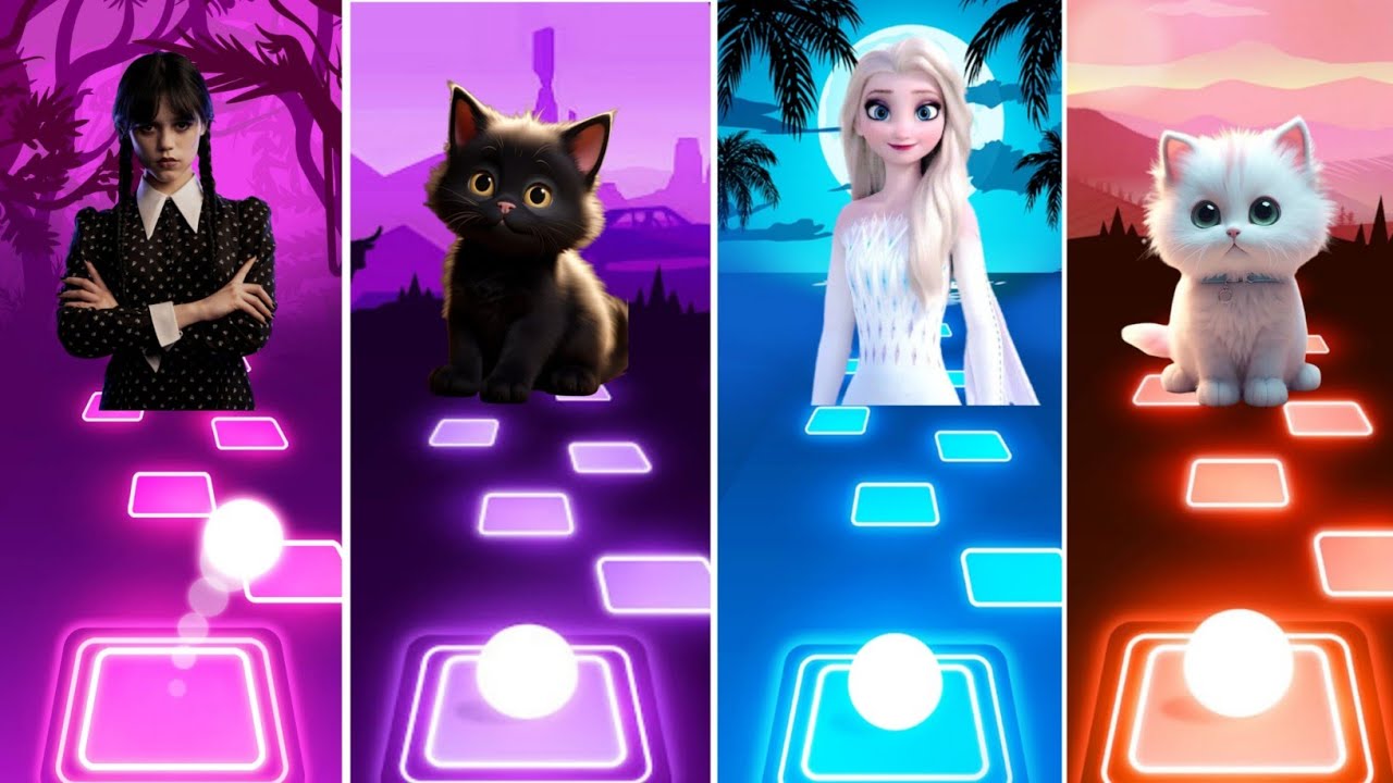 Wednesday Dance Bloody Mary | Cute Cat Bloody Mary | Elsa Believer ...