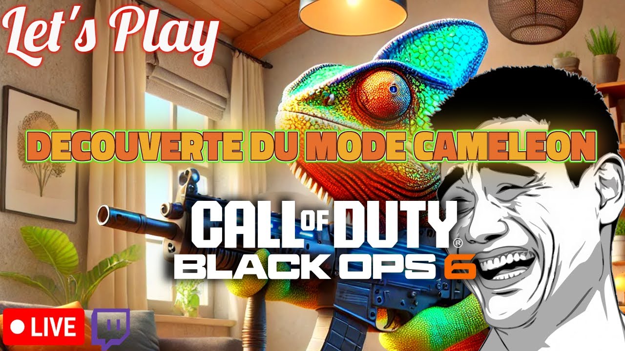 CALL OF DUTY BLACK OPS6 MODE CAMELEON DECOUVERTE (FR) COMMENT JOUER ...