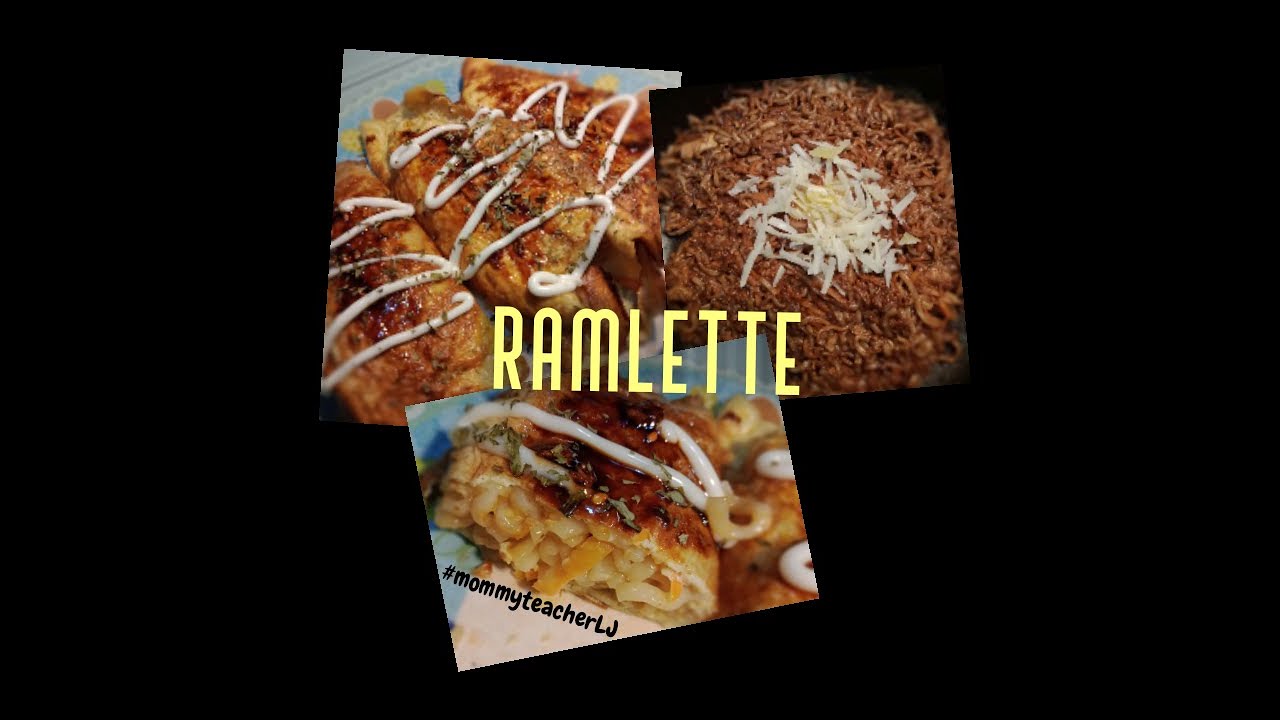comfort food "RAMLETTE" (during quarantine) - YouTube
