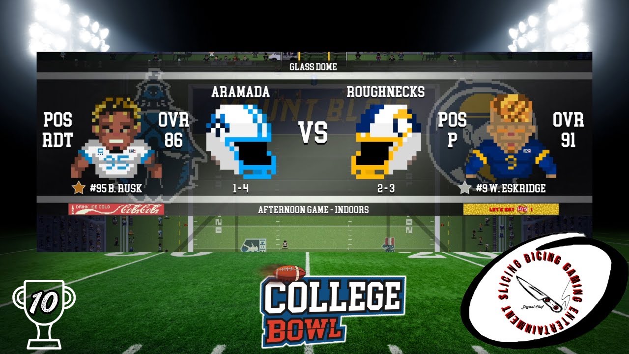 College Bowl Dynasty - Hard fought game - YouTube