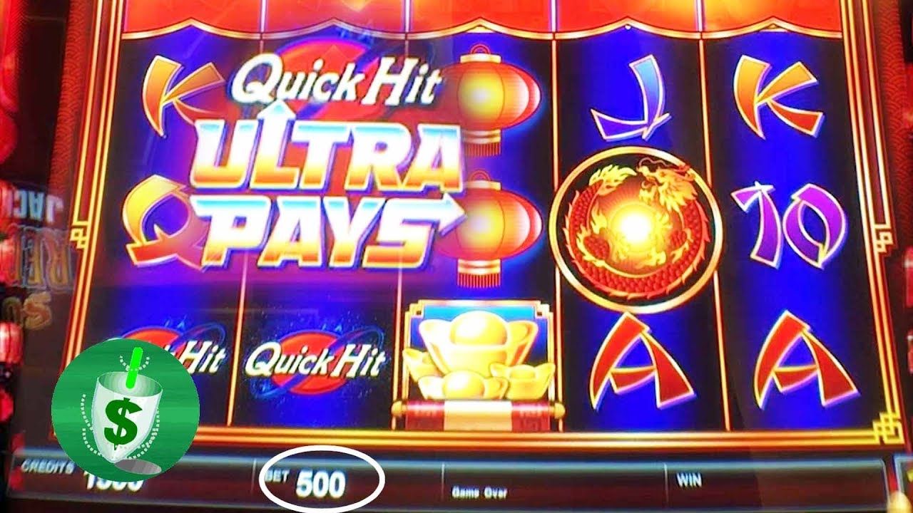 Quick Hit Ultra Pays slot machine, MAX BET OOPS - YouTube