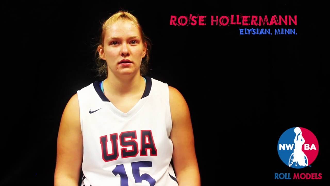 Rose Hollermann, 2016 U.S. Paralympian, Wheelchair Basketball - YouTube