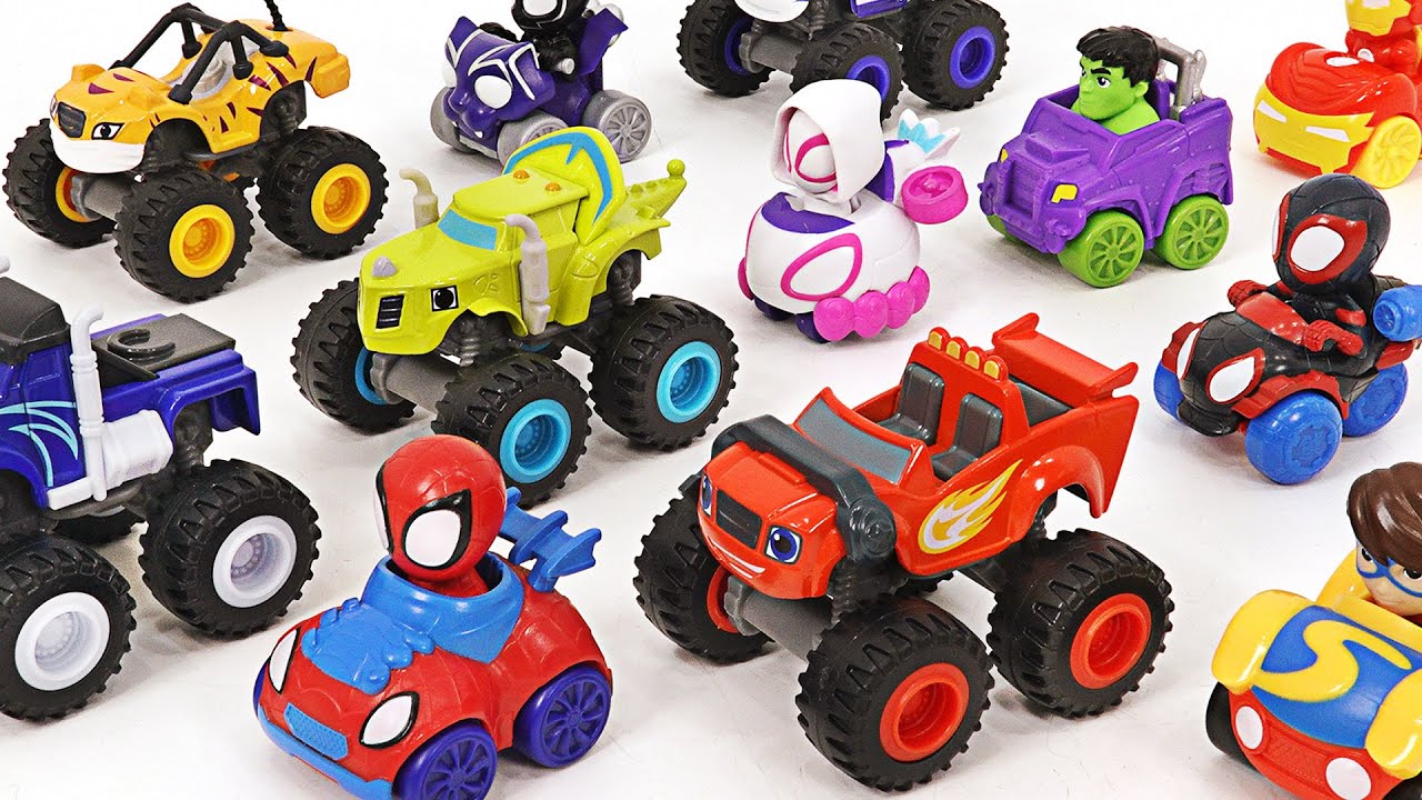 Spidey and His Amazing Friends, Blaze and the Monster Machines! Go ...