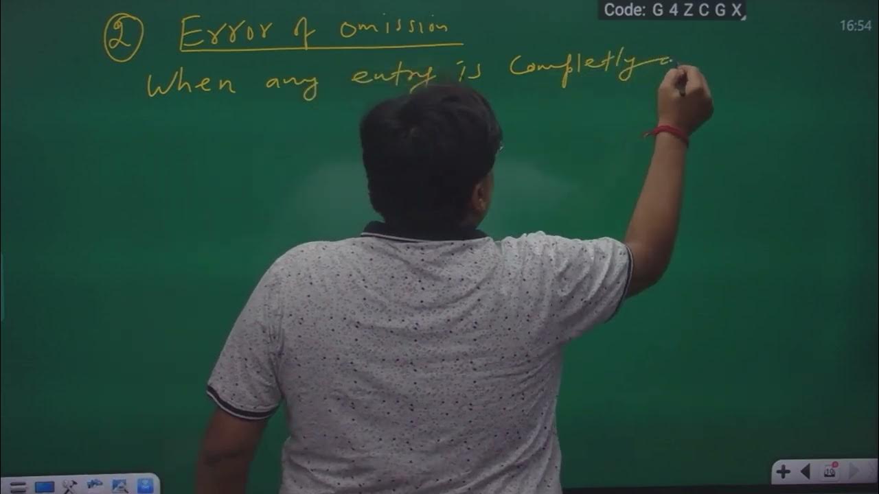 RECTIFICATION OF ERRORS 1 - YouTube