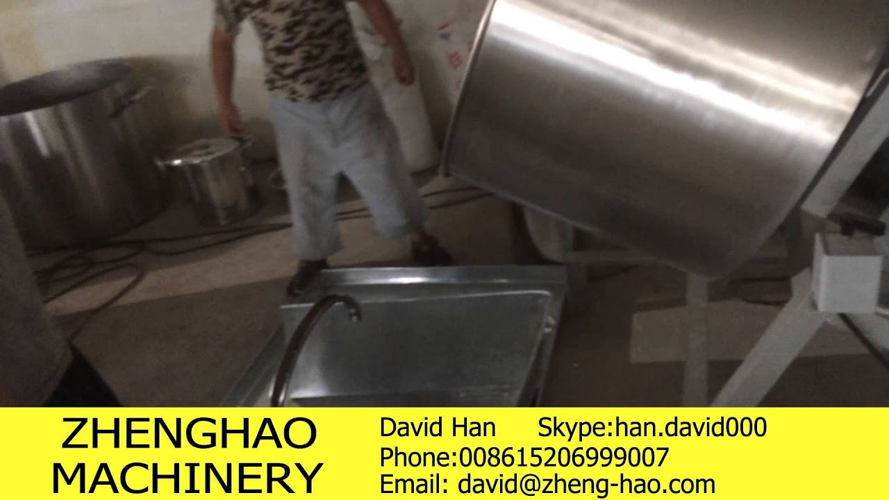 seasoning machine/ mixing machine/ mixer - YouTube